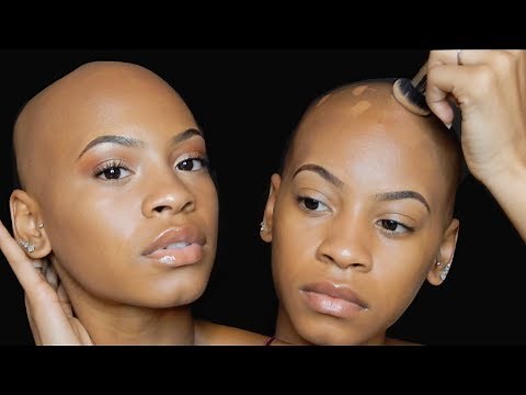 Bald Head Makeup Routine | MakeupMonday