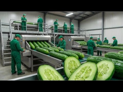 Inside the pickle production process: How millions of tons of cucumbers are transformed into pickles