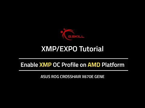 XMP/EXPO Guide - Enable XMP on AMD Platform (ASUS)