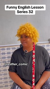 Comic olodo 😂😂 #funnyenglishlesson #funnyvideo #comedy #foryou #esther_comic | Esther Comic