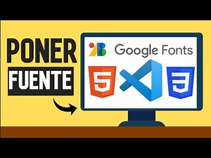 ➡️ como PONER una FUENTE de GOOGLE FONTS en HTML 😱