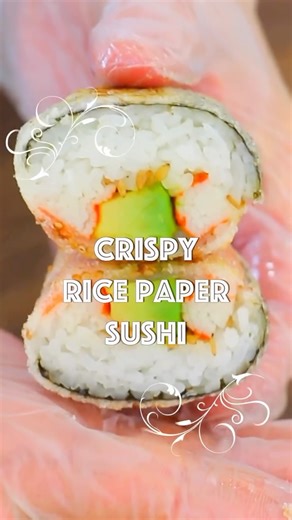 Crispy Rice Paper Sushi Rolls You’ll Make Again & Again! 🤤✨ Golden, shatteringly crunchy outside, soft rice creamy avocado crab inside – this is your new obsession. You’ll need: rice paper, medium-grain rice, roasted seaweed, avocado, imitation crab sticks, sesame seeds, soy sauce, wasabi, rice vinegar, avocado oil, and more 📝 Full video printable recipe in the comments! 💛 Craving this? Save it & share with a friend! #ricepapersushirolls #ricepaper #sushi #asianfood #fblifestyle | CiCi Li