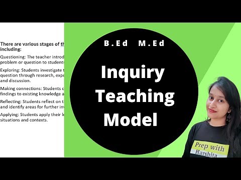 Inquiry Teaching Model | Learning and Teaching