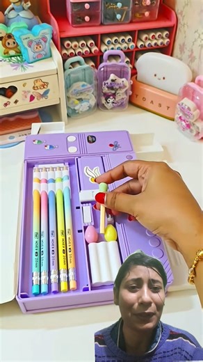 purple princess pencil box ✏️#shorts #viral #trending #youtubeshorts #ytshorts #viralshorts