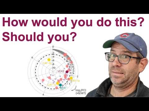 How to create a radial volcano plot in R and why you shouldn't! (CC414)