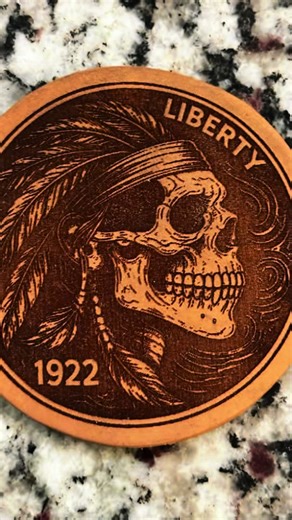 After a long day out, I finally got to unleash the laser on some new leather I picked up, and damn this thing sings. Every experiment hits a little harder, a little sharper, like the machine is learning my habits and leaning into the chaos with me. This new toy is a problem in the best way. If you want one, message me. I’ll send you one. Keep creating in whatever medium keeps your pulse steady. #rustfetish #darkart #leathercraft #laserengraving #artistsoftiktok