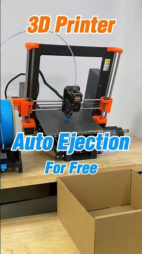 Free 3D Printer Auto Ejection Setup
