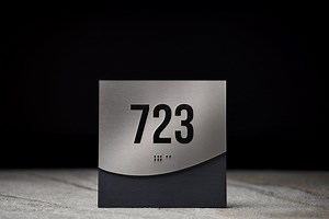 Bsign - Wooden Braille Signs Apartment Door Numbers, Unit Number Sign, Room Number Sign, Hotel Room Door Signs, Office Signs - Etsy