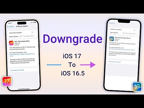 How to Downgrade iOS 17 to iOS 16.5 | Best iOS 17 Downgrade Tool