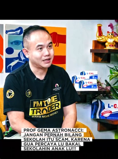 Prof Gema Astronacci: jangan pernah bilang sekolah itu scam, karena gua percaya lu bakal sekolahin anak lu!!! #gemagoeyardi #astronacci #timetrader #mastergema #pusatklipkuy