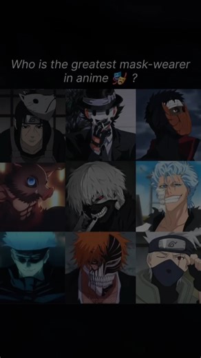Anime’s Most Iconic Mask Users! #anime #naruto #shorts #goku #luffy #foryou #viral #gojo