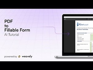 Turn Any PDF into a Fillable Form with AI (Fast + Google Sheets & Email)