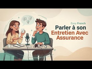 FRENCH PODCAST | Parler avec Assurance a son Entretien | Easy French Podcast