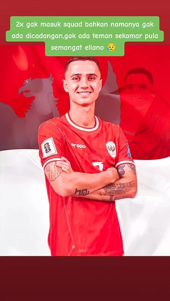 Eliano 2x dicoret bahkan gak masuk daftar nama pengganti😥 knp coach Shin🤔 cr: ig eliano.r #elianoreijnders #timnasindonesia