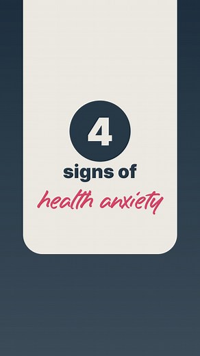How do I know if I have health anxiety? Here are 4 telltale signs 👆 There is a difference between being concerned about your health and health anxiety. It is normal to feel worried if you start to experience physical symptoms. For example, you may be concerned that a headache is a sign of something more serious. Dealing with health anxiety involves excessively worrying that you have or will develop a serious medical condition. Do you resonate with any of these signs? 👇 . . #healthanxiety #anxi