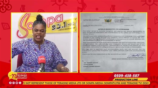 National Security Council Recognition Letter