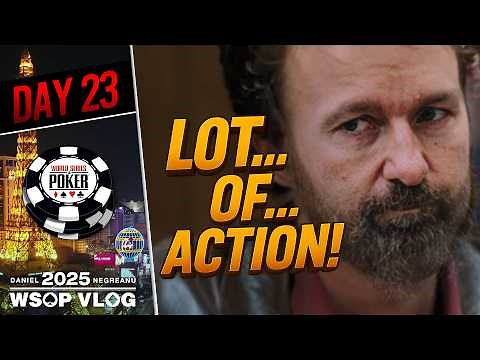 LOT…OF…ACTION in the $25,000 PLO High Roller! - Daniel Negreanu 2025 WSOP VLOG Day 23