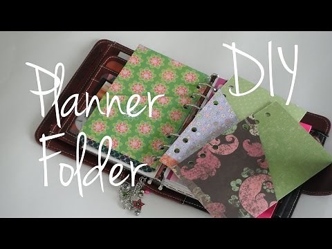 Folder Divider Tutorial DIY Franklin Covey Compact / Filofax Personal Planner