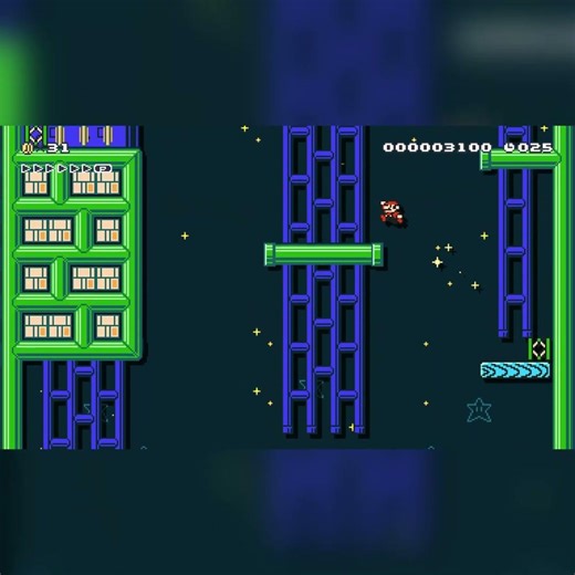 ●⌒Pipeline Platforming⌒○ 【40S】 by ★Lοqυιzιtο [Loquizito] #shorts 🍄Super Mario Maker 2 #dty