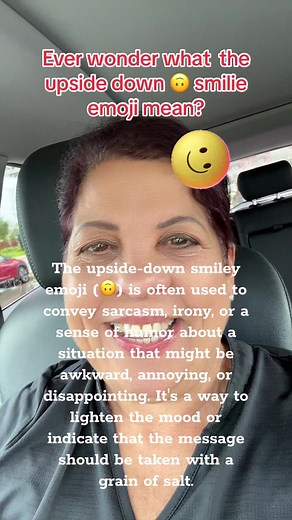 The upside-down smiley emoji (🙃) is often used to convey sarcasm, irony, or a sense of humor about a situation that might be awkward, annoying, or disappointing. It’s a way to lighten the mood or indicate that the message should be taken with a grain of salt.#upsidedownsmile #upsidedownsmileemoji #fyp #trinicanadian #trinitiktoker #caribbeantiktok #globaltiktok #everyone #canadatiktoker