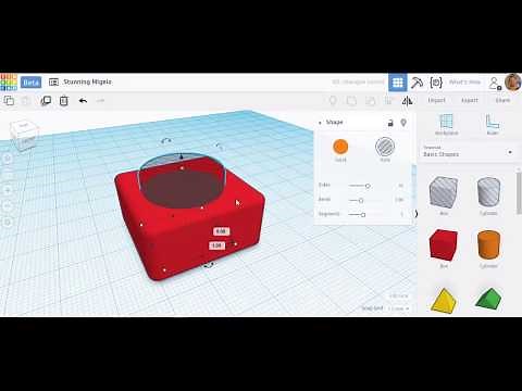 Tinkercad Tutorial 2 - Shape Editor and Handles