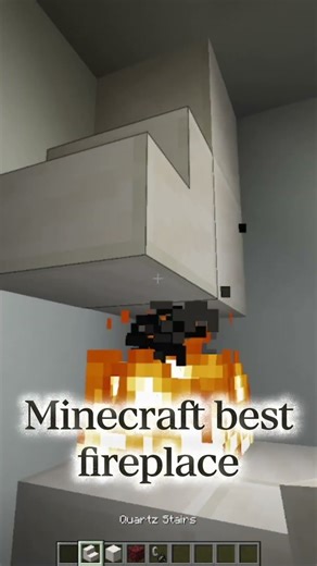 Minecraft best fireplace#minecraft #minecraftshorts #minecraftbuilding