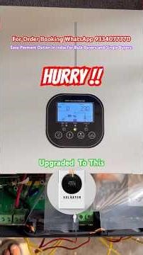 Solnator 6.2 KW Solar Inverter #cheap #system #gootu #hybridinverter #wifimodule #mppt #batteryless