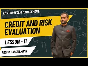 Credit & Risk | KMV Portfolio Management | Lesson 11 | By Professor M Hassan Khan