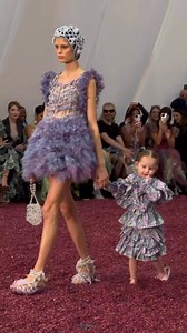 51K views · 10K reactions | Misting dresses and super cute kids on the catwalk at @susanfangofficial. : @tianweizhang #londonfashionweek | WWD | Facebook