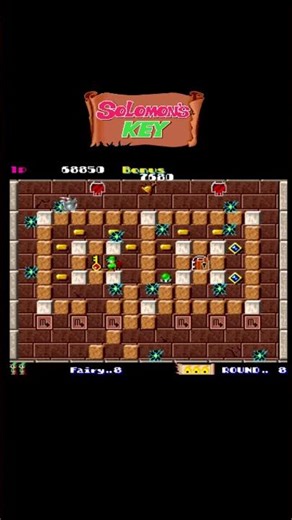 Solomon's KEY 08 – Classic Arcade Gameplay#shorts