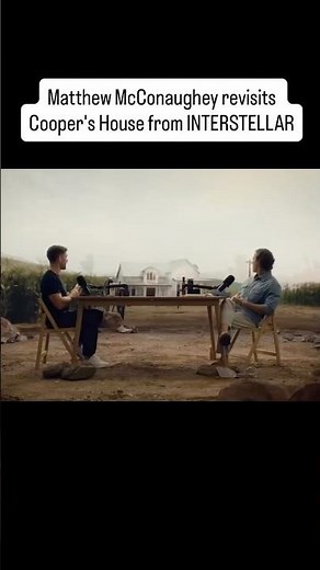 Matthew McConaughey revisits COOPER’s house from INTERSTELLAR #interstellar