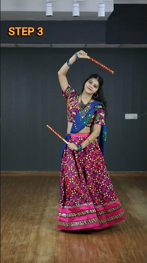 Learn Easy Dandiya Dance Steps #tutorial #navratri #garba #dancetutorial #dandiya #shorts #reels