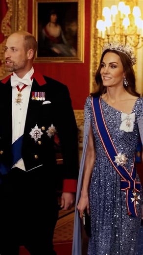 HELLO! Magazine on Instagram: "The Prince and Princess of Wales have shared a glimpse inside the glittering German state banquet, we can’t get over Catherine’s stunning look! ✨ : @princeandprincessofwales"