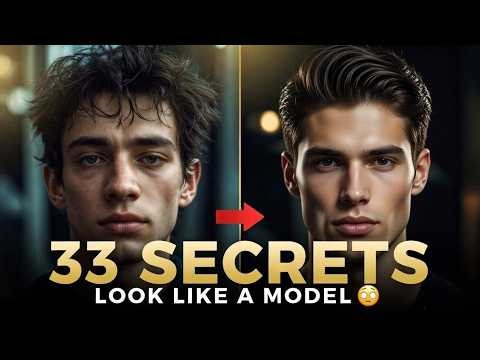 33 Secrets to Look Like a Model (Glow Up Guide for Men) 😳