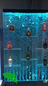 bar and Lounge Furniture Led Water Bubble Panel Bubble Wine Cabinet Display