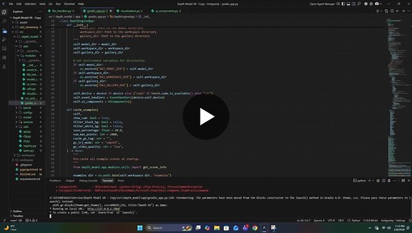#computervision #depthestimation #3dvision #aiprojects #machinelearning #spatialai #ar #engineering | Ajay Kasaudhan