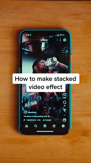 How to make stacked video effect for Tik Tok ! #colorgrade #colorgraded #cinematic #tiktokeditor