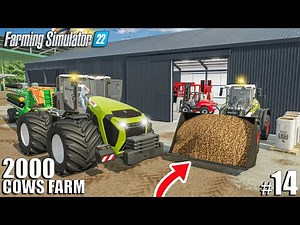 Building POTATO SORTING FACILITY and SORTING POTATOES | 2000 Cows Farm Ep.14 | Farming Simulator 22