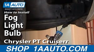 How to Replace Fog Lights 2001-05 Chrysler PT Cruiser