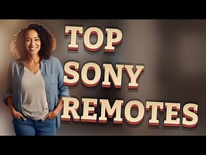 Which Universal Remote Controls Are Best for Sony Bravia TVs?