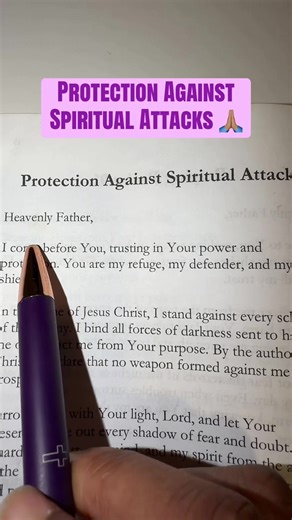 Prayer for Protection Against Spiritual Attacks