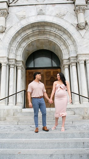 Melissa and Daniel’s maternity session sneak peeks ! We did a little recreation of a few of their wedding photos from in front of sacred heart! Can’t wait to share the second part and more of all of these !! It was something special coming back to the place where they started they story as a family … now they are becoming a family of three soon . Stay tuned for more pics !! melissa_kirk @kirkod14 #tampadowntown #tampadowntowntampa #tampamaternityphotography #tampamaternityphotographer #tampamate