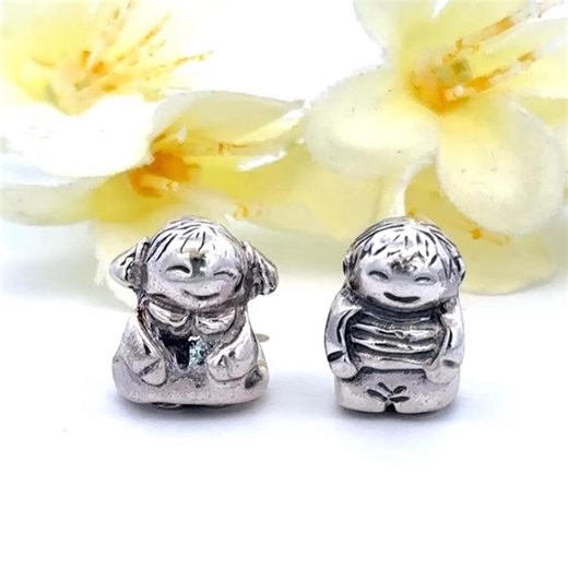 Rare Retired Authentic Pandora Sterling Silver Little Girl or Little Boy Bead Charm ~ 925 Sterling Silver - ET4016 - Etsy