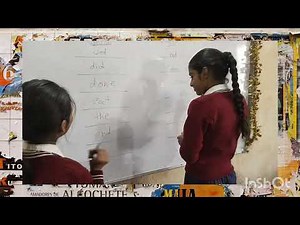 Little compitition between class 6th and 7th👆☝️