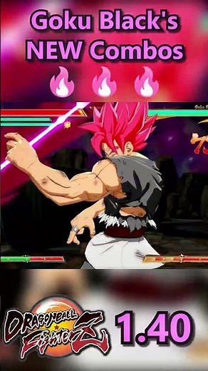 NEW Goku Black Combos & Loops in DBFZ 1.40 Patch