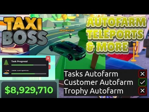 TAXI BOSS SCRIPT | AUTOFARM, TELEPORTS & MORE | PROJECT V