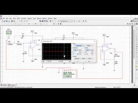 Multisim Simulation of Low-Pass Filter