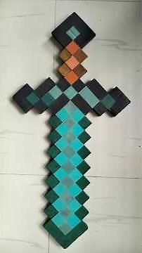 Make an Minecraft Sword from Cardboard | Easy Step-by-Step tutorial