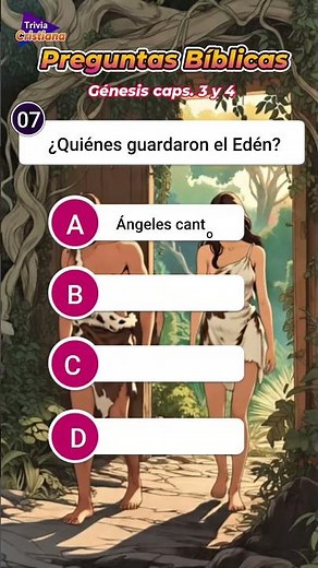 Después de Adán y Eva pecar, quiénes guardaron el Edén? #shorts