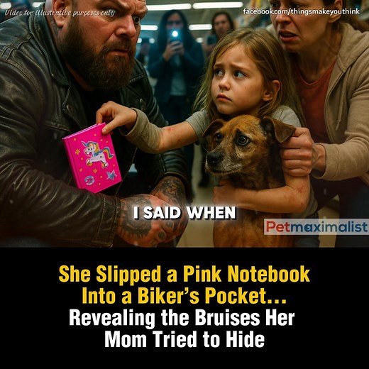 2K views · 27 reactions | She Slipped a Pink Notebook Into a Biker’s Pocket… | Things That Make You Think | Facebook